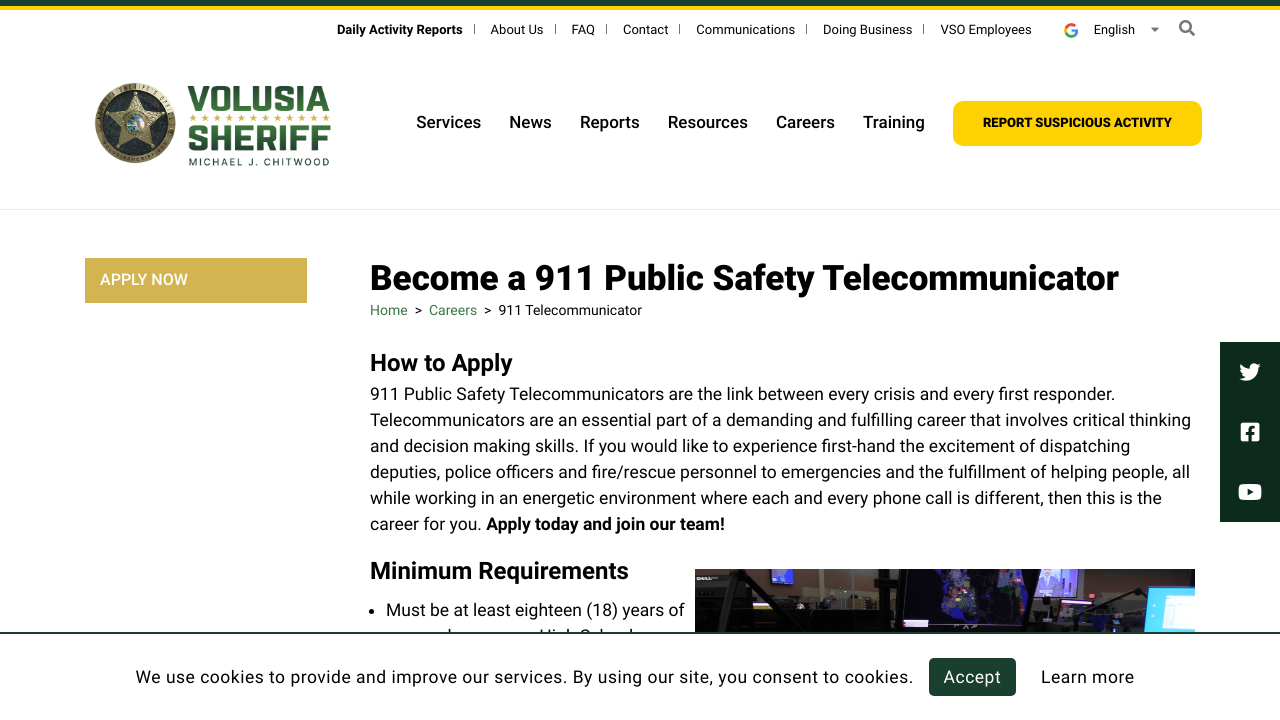 Become a 911 Public Safety Telecommunicator | VSO