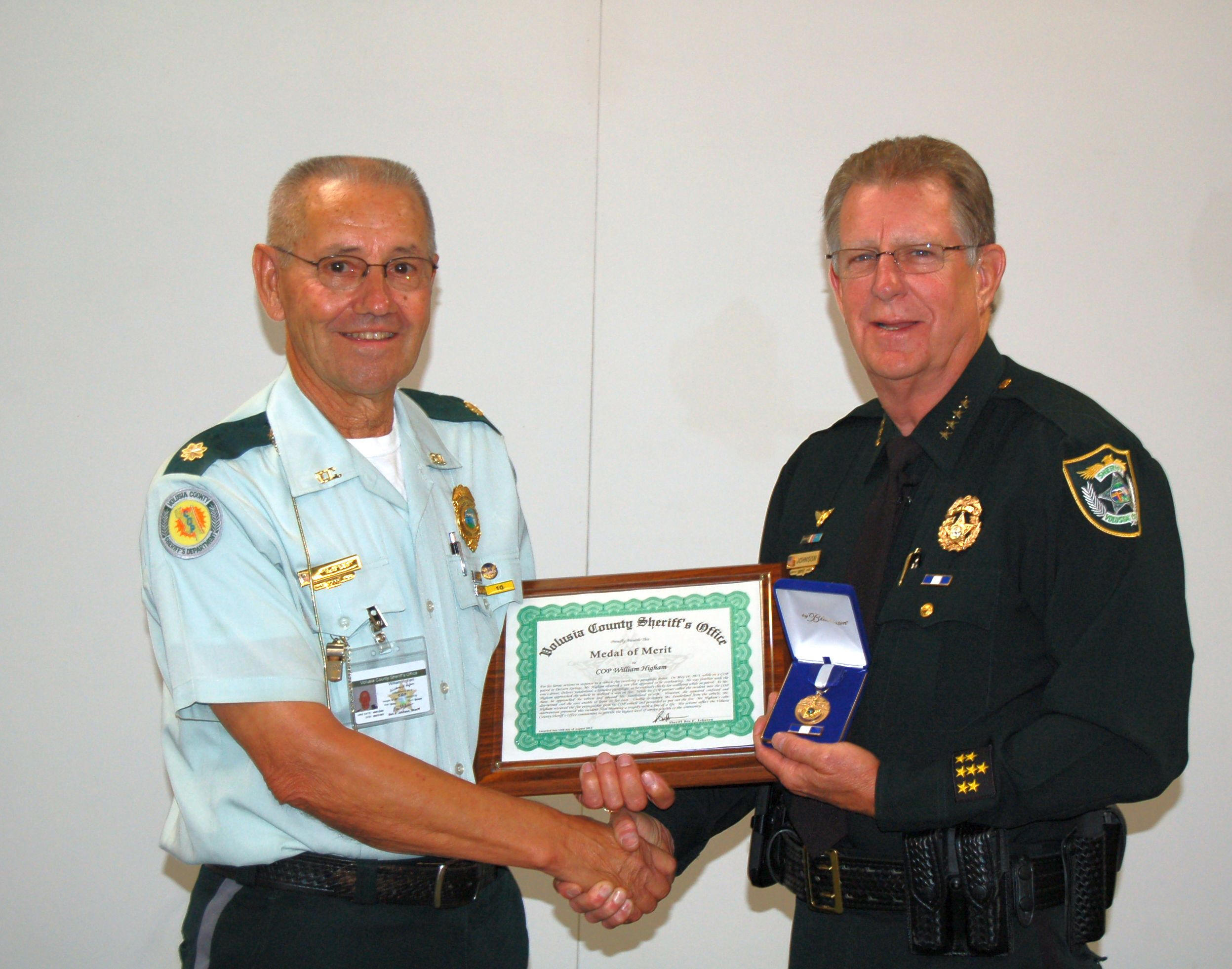 Sheriff's Office Volunteer Honored For Life-Saving Heroics | VSO