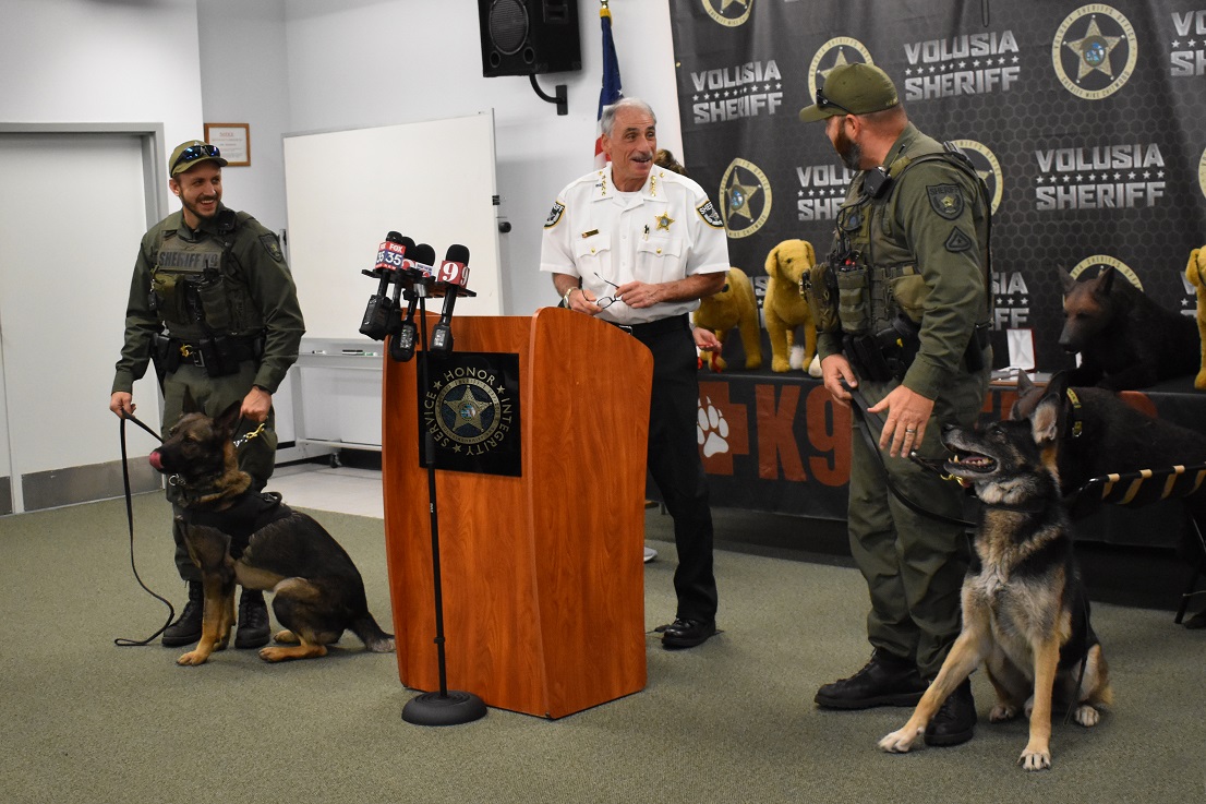 K-9s Ax, Endo Officially Honored After Line-Of-Duty Gunshot Injuries | VSO