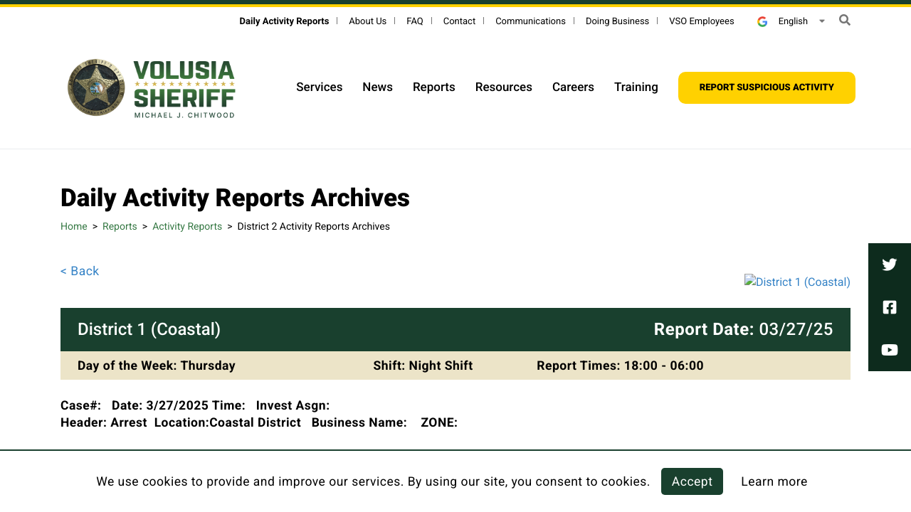 Daily Activity Reports Archives | VSO